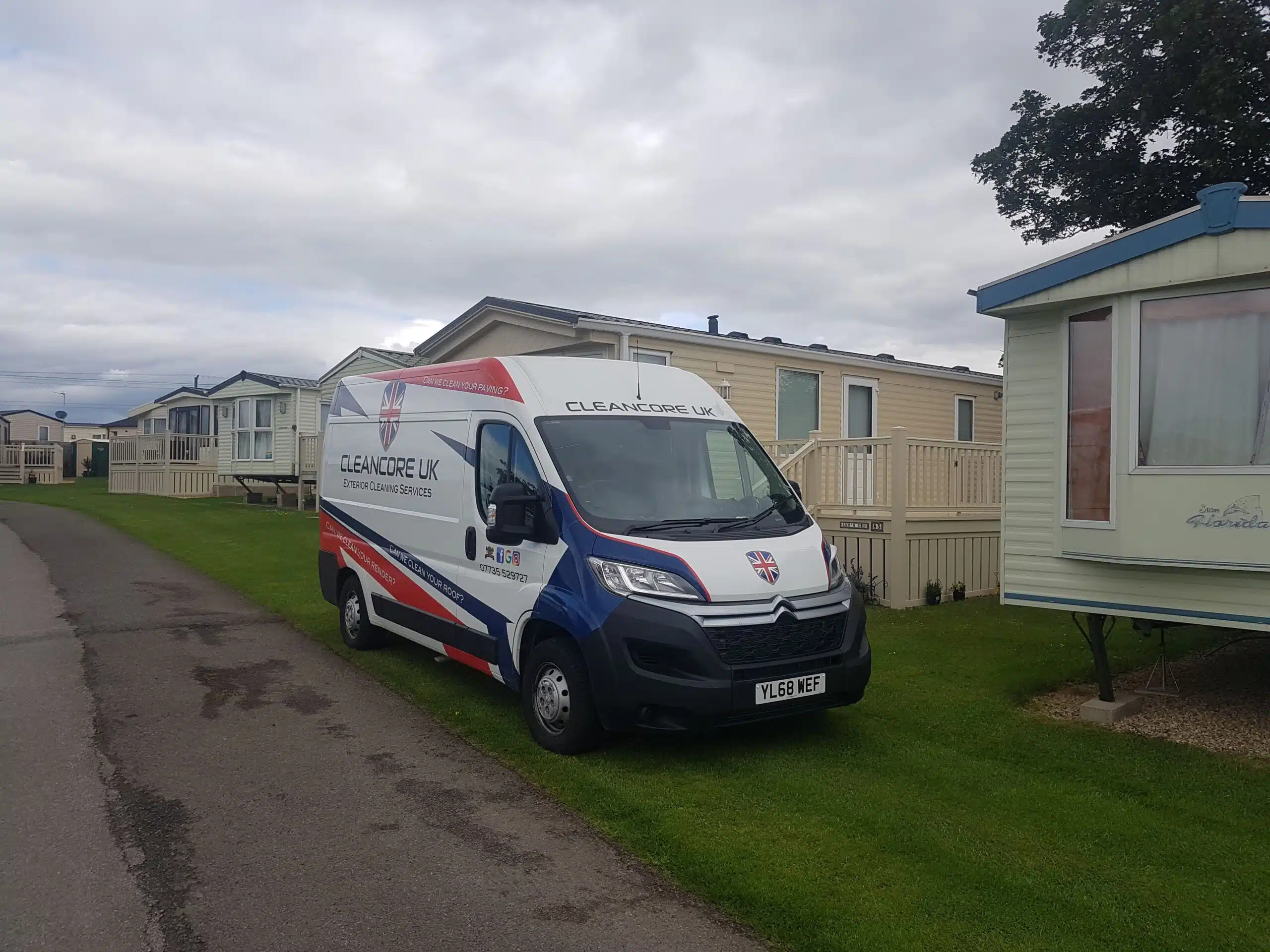 Static Home Exterior Cleaning Services in North Yorkshire | Cleancore UK